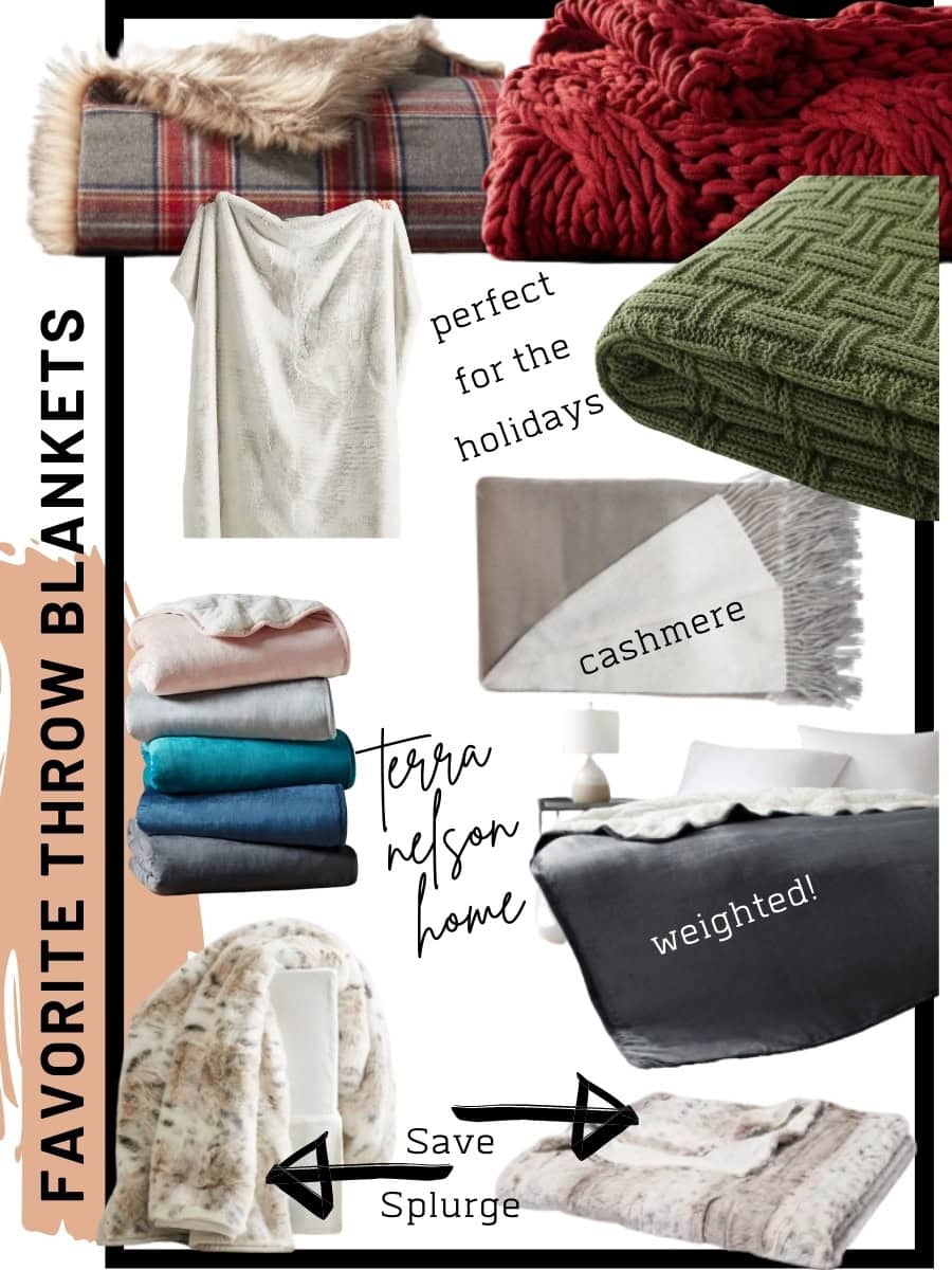 Favorite Holiday Throw Blankets - Terra Nelson Home